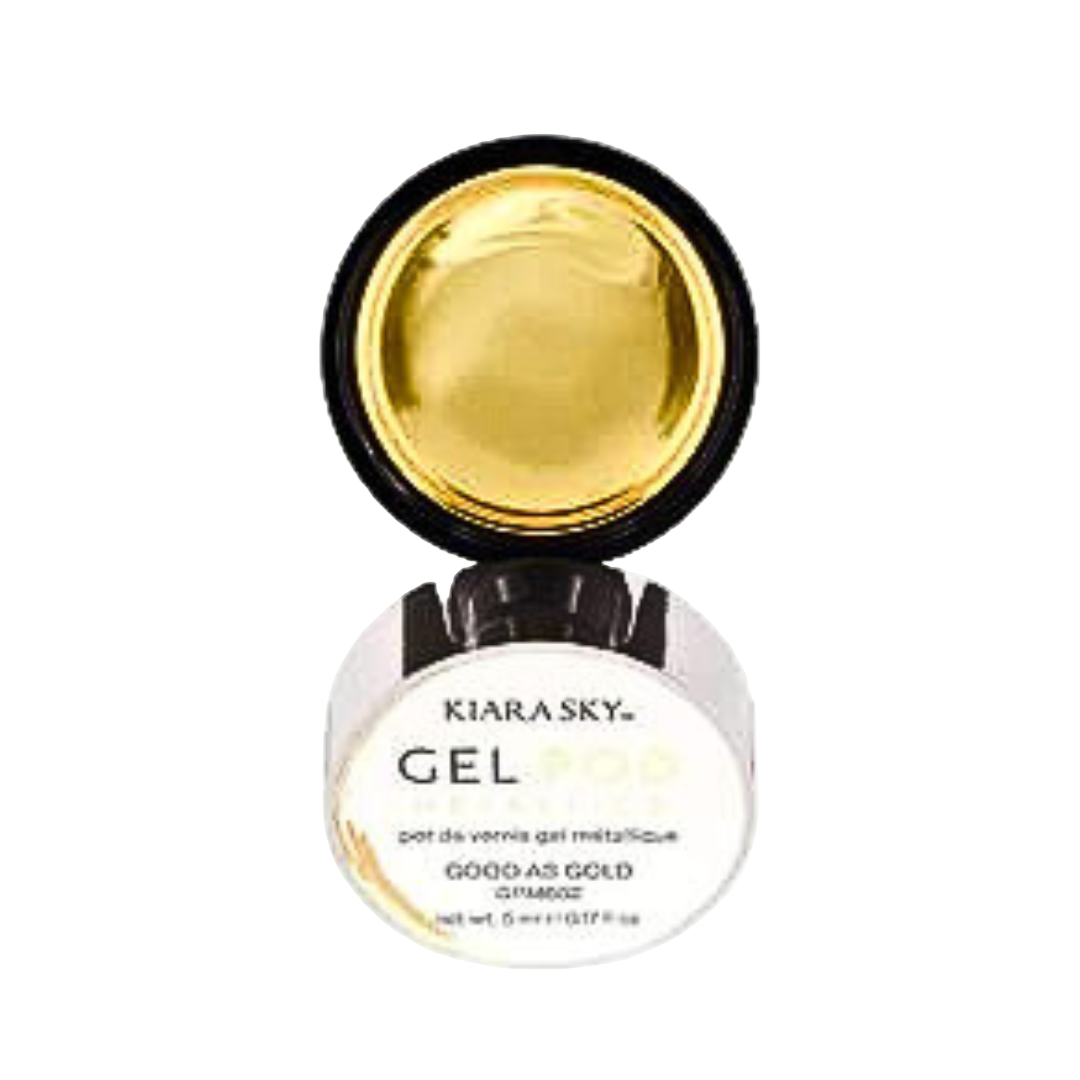 Kiara Sky Gel Pod Metallic Gold (0.17oz) – QQ Nail Supply