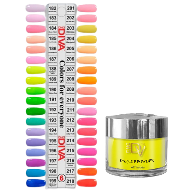 DND Diva Dap/Dip Powder Set 6 Collection (36 Colors) – QQ Nail Supply