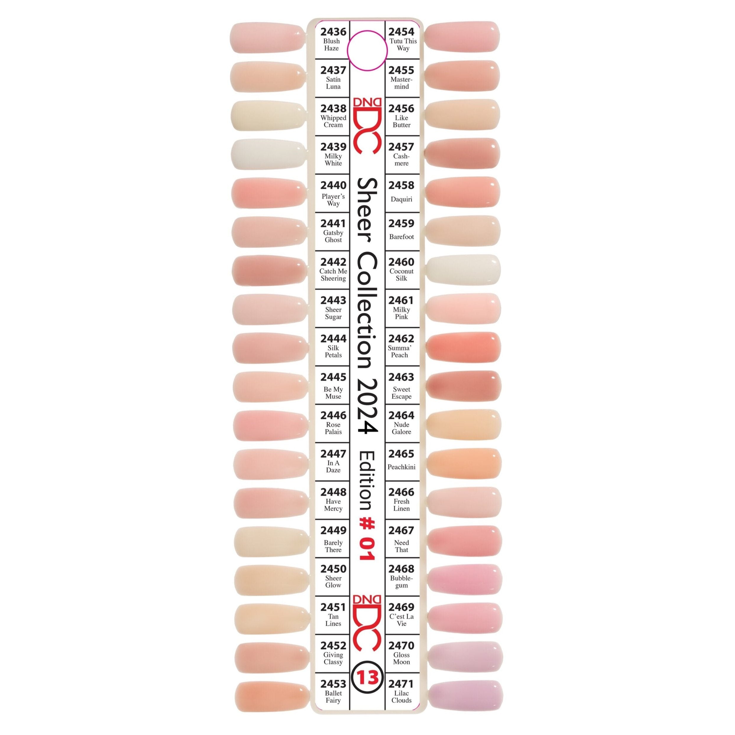 DC Color Chart Set 13 – QQ Nail Supply