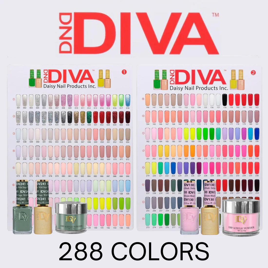 Diva Whole Trio Collection (288 Colors) – QQ Nail Supply