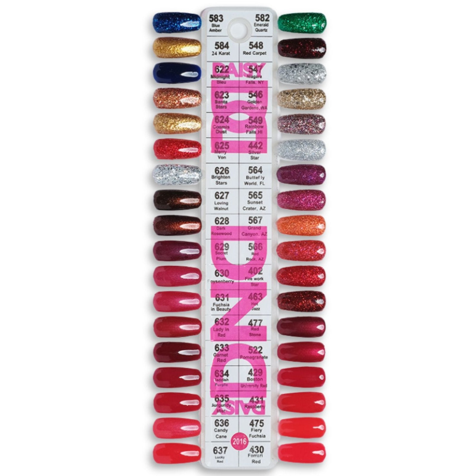DND Color Chart 2016 Holiday – QQ Nail Supply