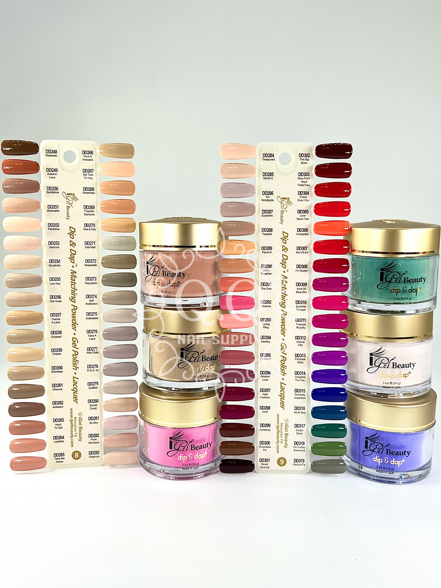 iGel Whole Dip Powder Collection Set 2 (248-319) 72 Colors – QQ Nail Supply