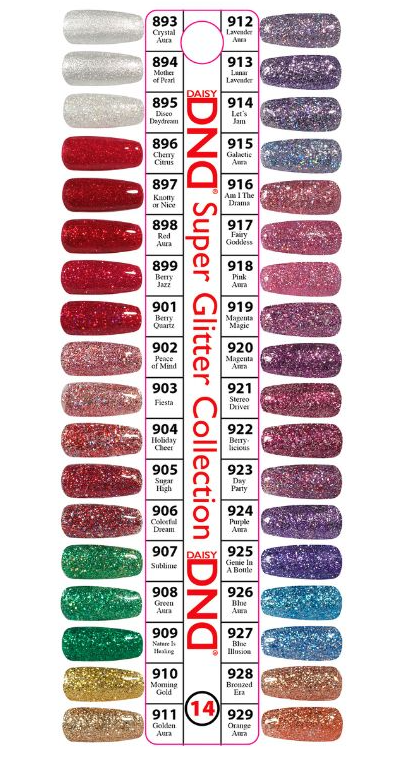 DND Color Chart Set 14 – QQ Nail Supply