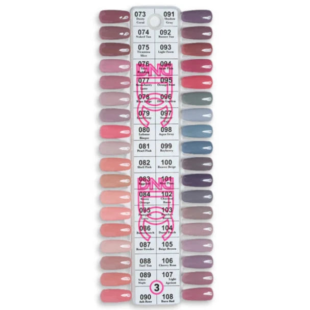 DC Color Chart Set 3 – QQ Nail Supply