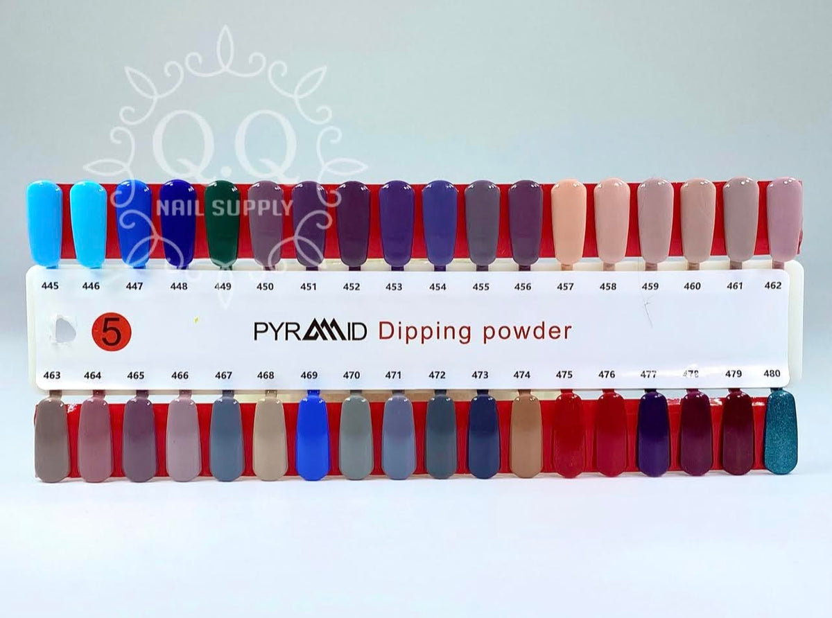 Pyramid Whole Dip Set 5 (445-480) – QQ Nail Supply