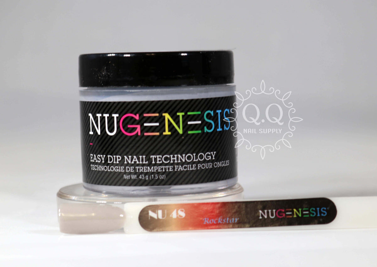 Nugenesis Dip Powder - NU 48 Rockstar – QQ Nail Supply