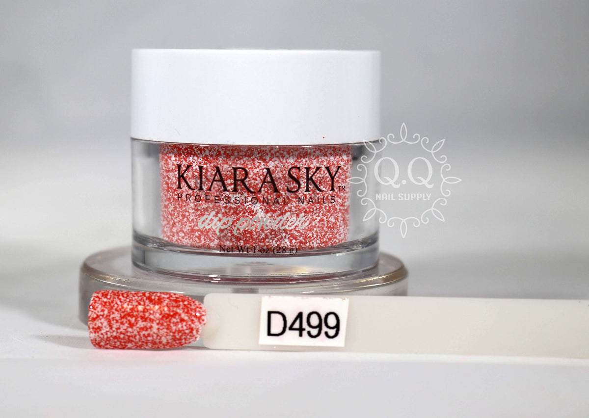 Kiara Sky Dip Powder - D499 Koral Kicks – QQ Nail Supply