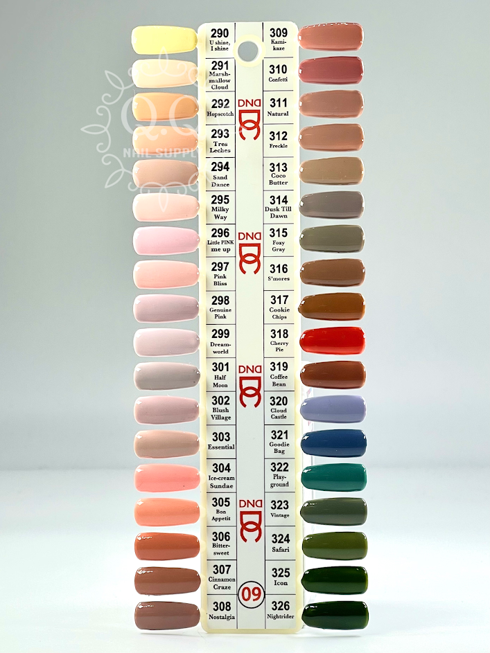 DC Color Chart Set 9 – QQ Nail Supply