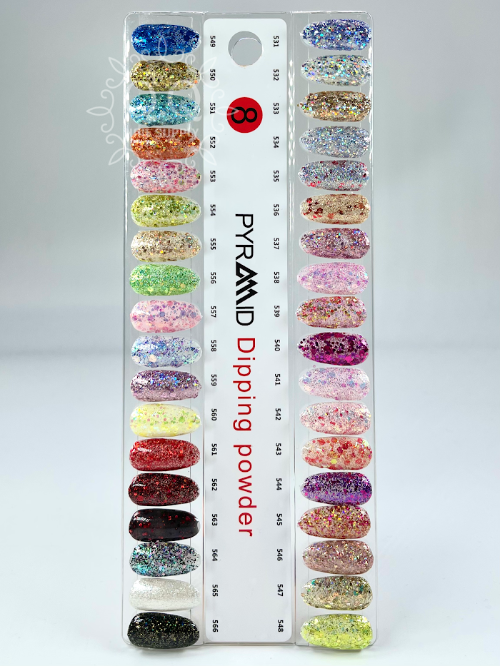 Pyramid Color Chart Set 8 – QQ Nail Supply