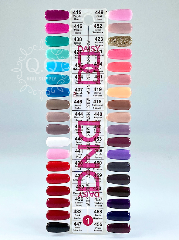 DND - Color Charts – QQ Nail Supply