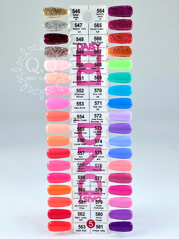 DND - Color Charts – QQ Nail Supply