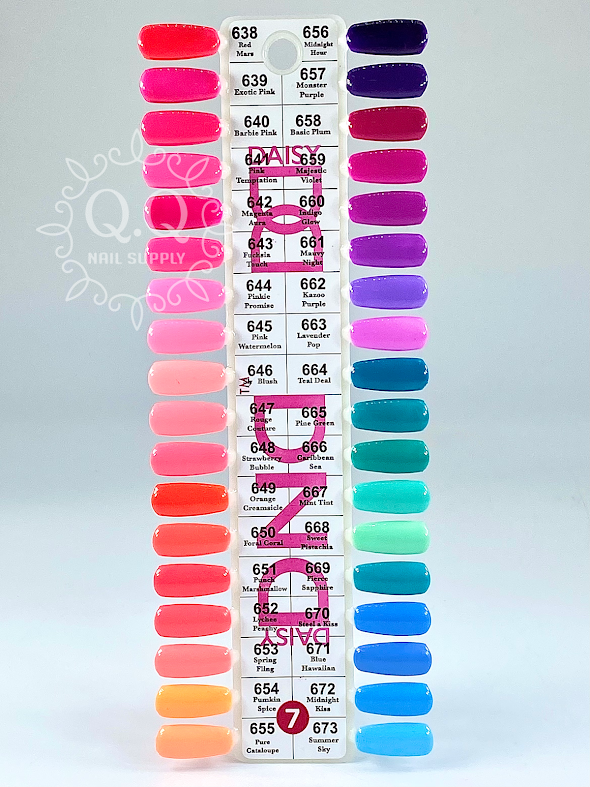 DND - Color Charts – QQ Nail Supply