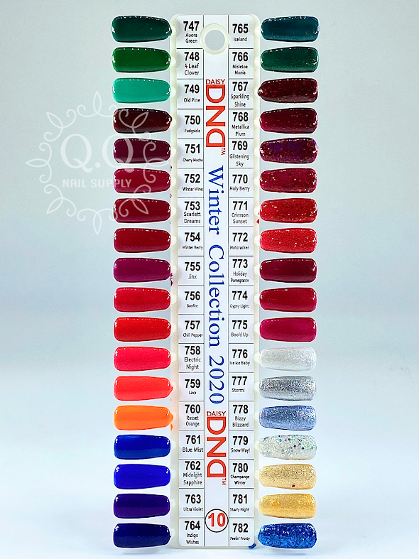 DND - Color Charts – QQ Nail Supply