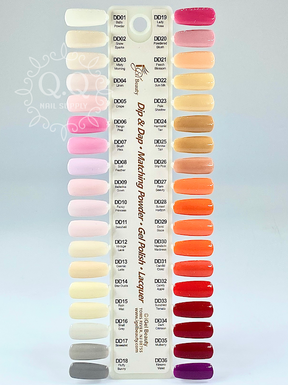 iGel Color Chart Set 1 – QQ Nail Supply